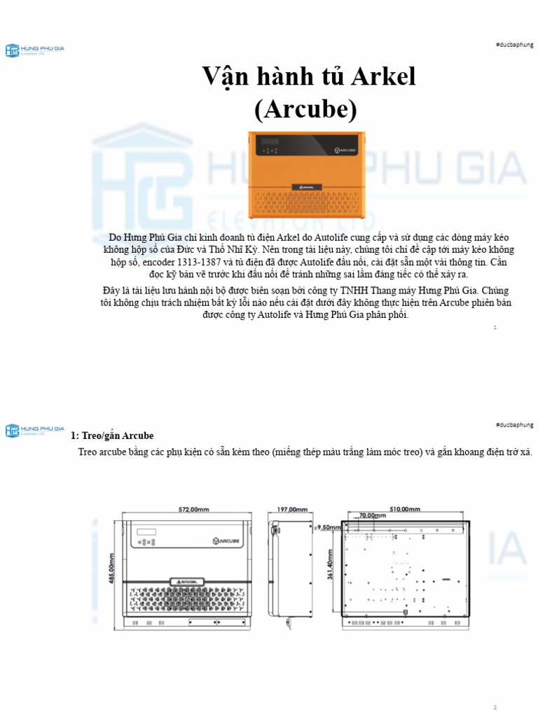 ARKEL Vận Hành Nhanh | PDF