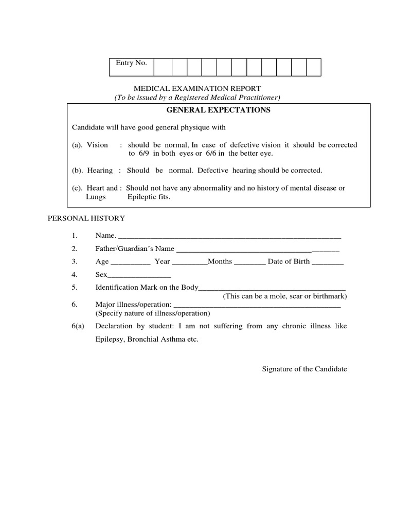 Medical Certiifcate Proforma | PDF | Epilepsy | Heart