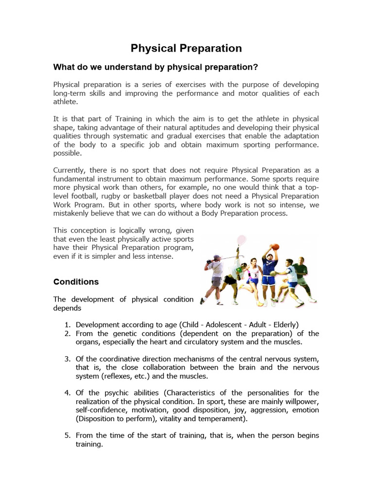 Physical Preparation | PDF | Strength Training