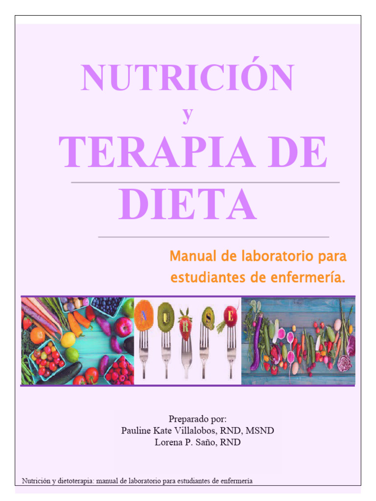 Manual de Laboratorio de Nutrición y Dietoterapia - Docx?lmsauth 0a8fa5e7 | PDF | Dieta | Alimentos