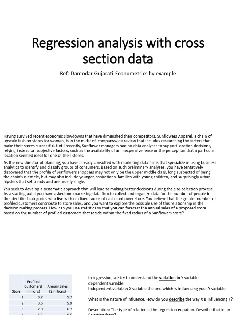 Bivariate Regression Model Pdf Errors And Residuals Coefficient Of Determination