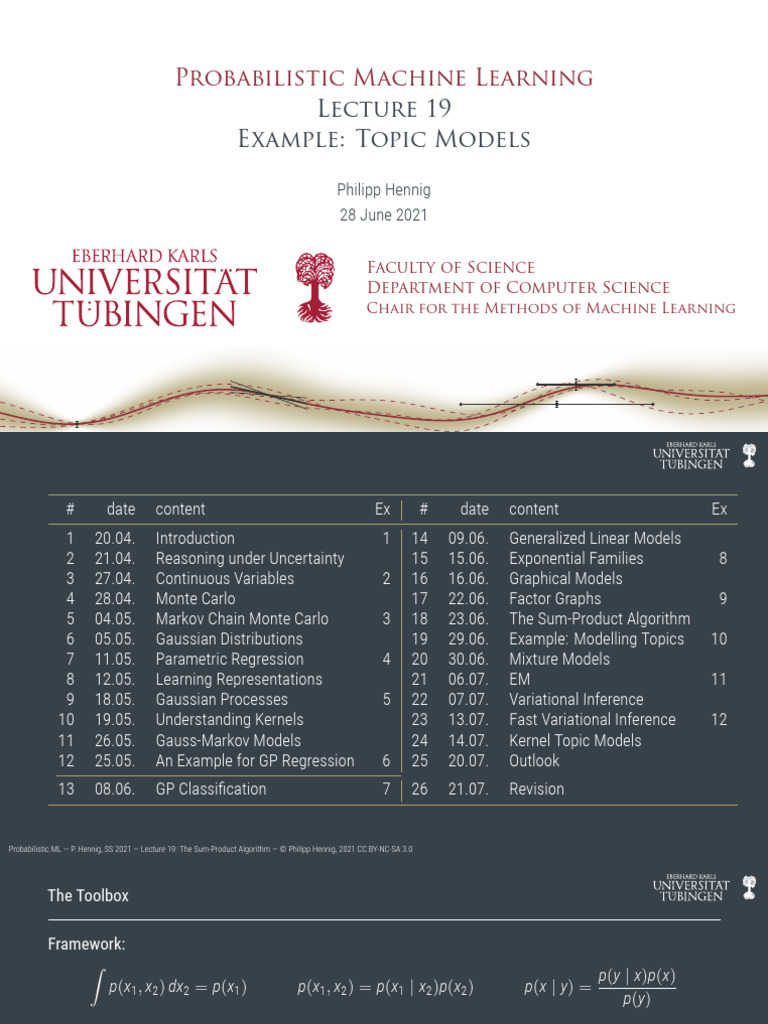 19 Example Topic Models | PDF | Applied Mathematics | Statistical Theory