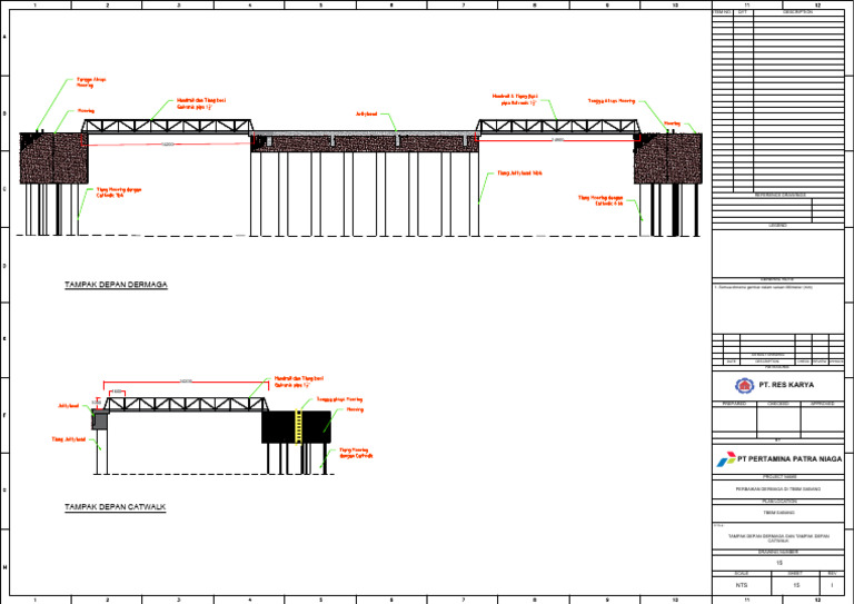 Tampak Depan Dermaga: Pt. Res Karya | PDF