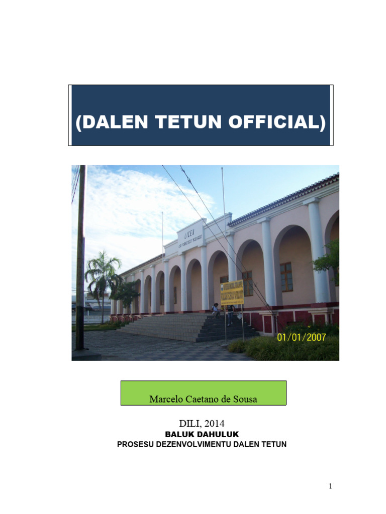 Tetun Kompletu | PDF | Phonology | Linguistics