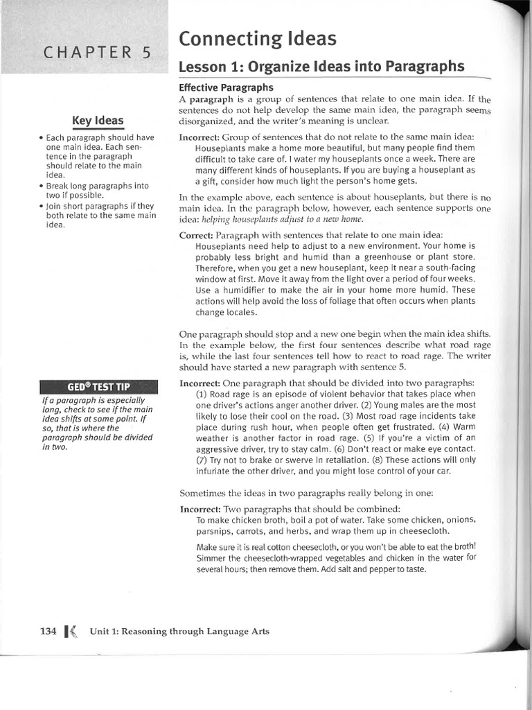 GED RLA Kaplan Chapter 5 Done | PDF