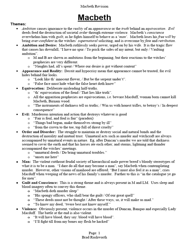 Courses English STD 2002 English Standard N BD-WShakespeare-Macbeth ...