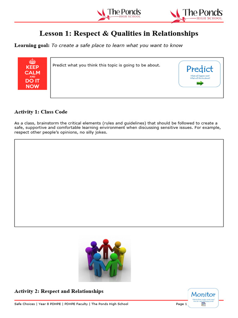 Lesson 1-1 | PDF | Learning | Human Communication