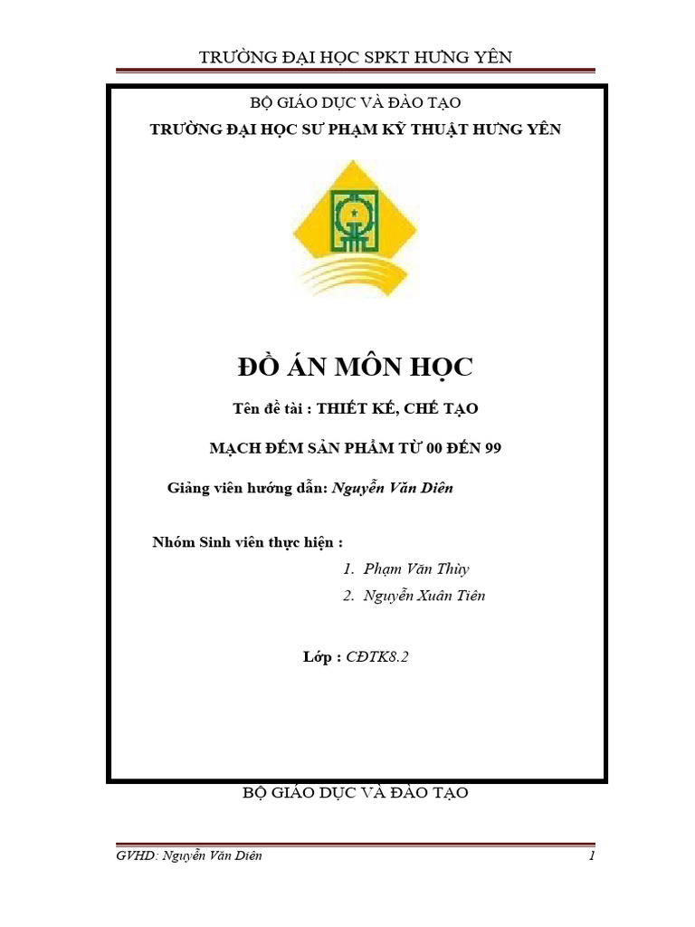 (123doc) Thiet Ke Che Tao Mach Dem San Pham Tu 00 Den 99 | PDF