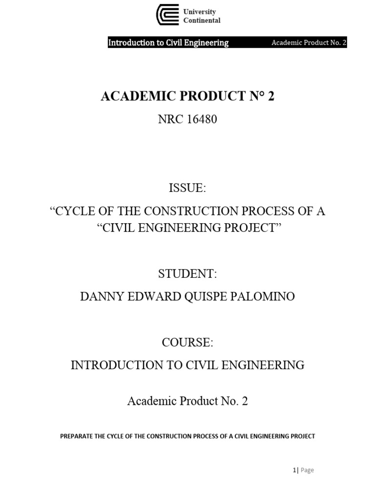 Academic Product #2 DEQP NRC 16480 | PDF | Road | Road Surface