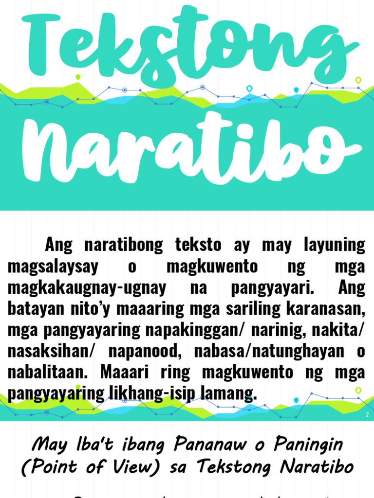 Tekstong Naratibo | PDF