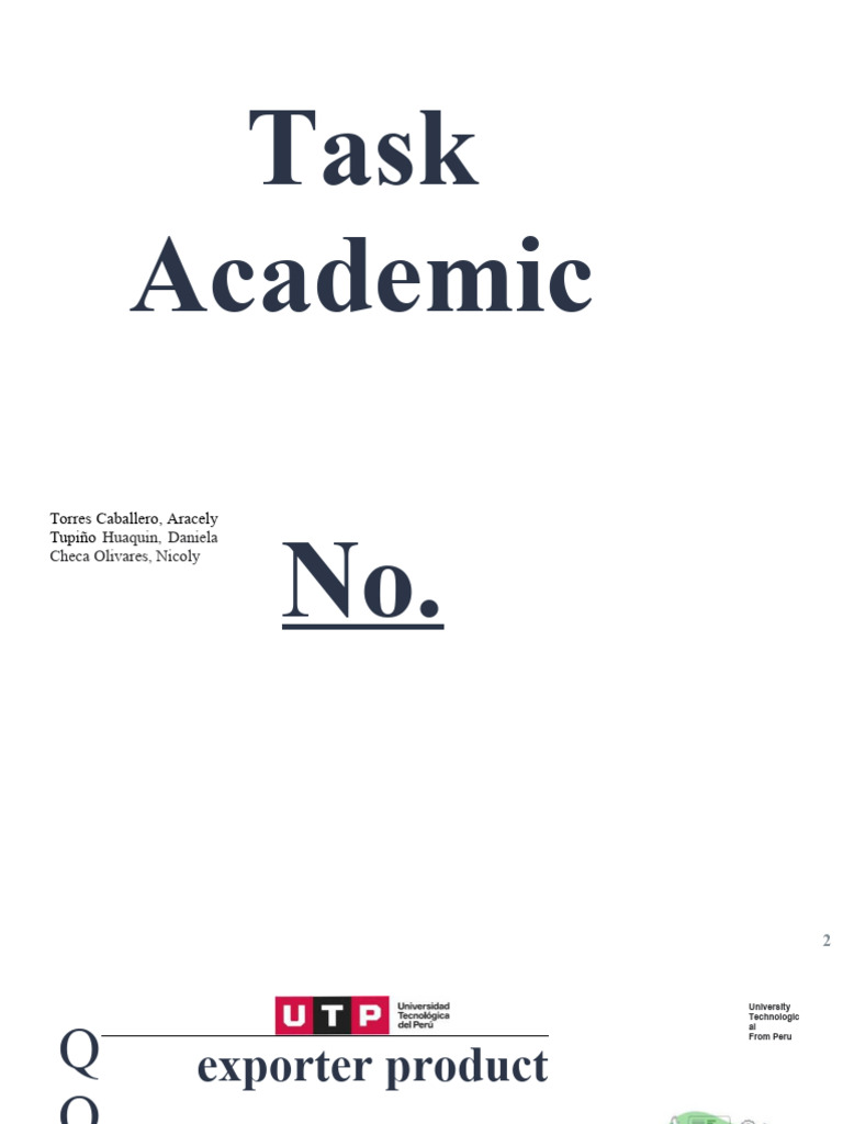 Academic Assignment #4: Torres Caballero, Aracely Tupiño | PDF | Retail ...
