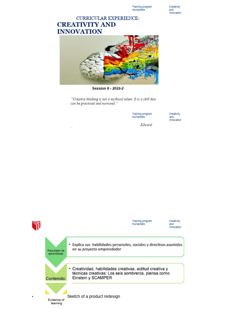 Session 8 2022-2 | PDF | Thought | Creativity