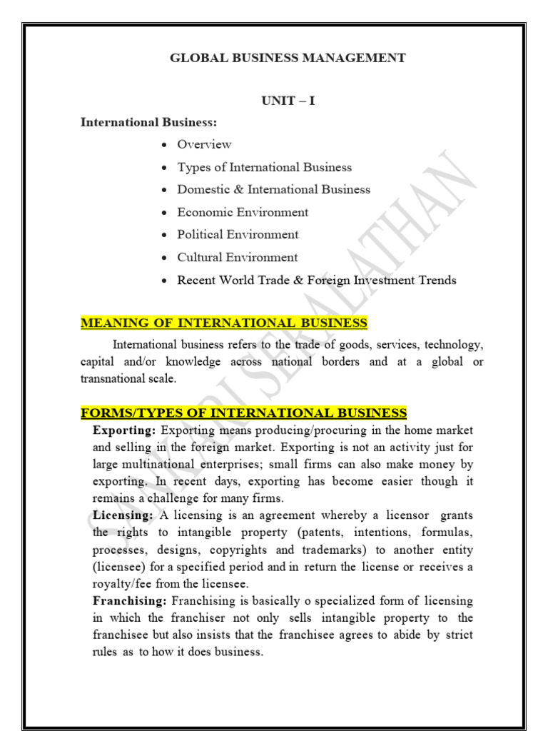 Unit 1 | PDF | Economics | License