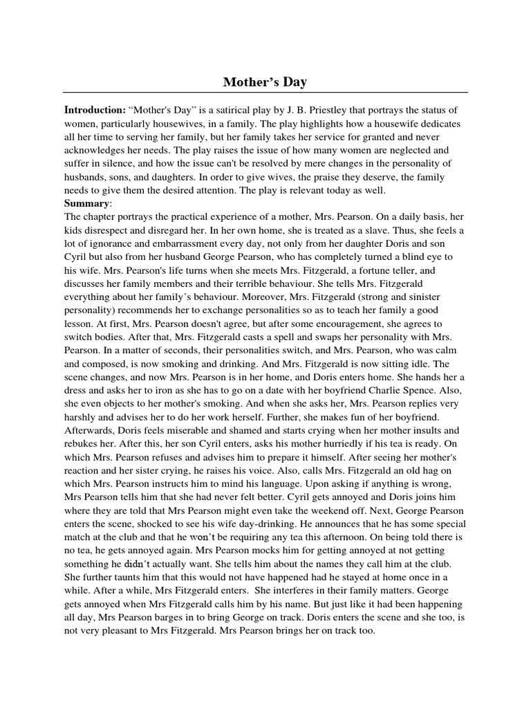 Mother's Day | PDF