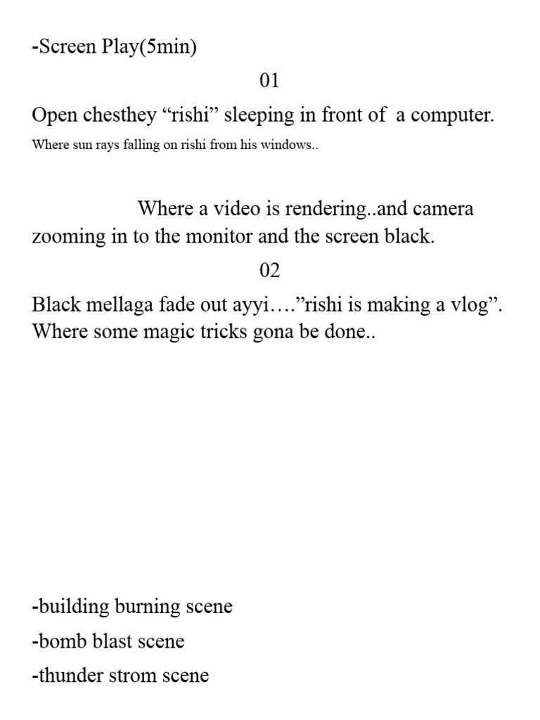 Screen Play | PDF