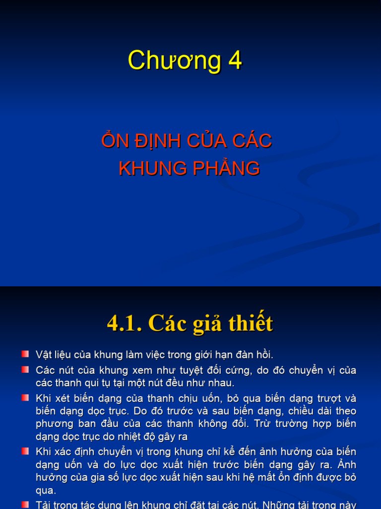 On Dinh Cong Trinh Chuong4 | PDF
