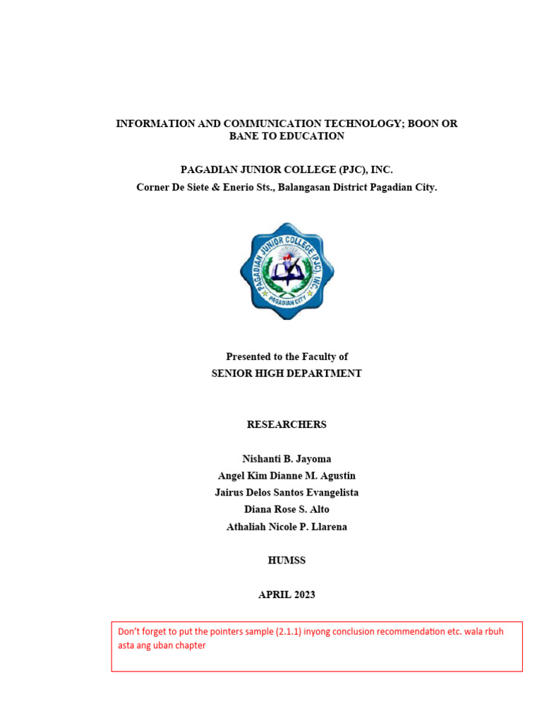 Final Practical Research 1 | PDF | Educational Technology | Teachers