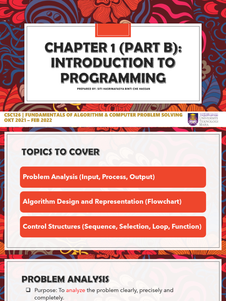 Chapter 1 (B) | PDF | Algorithms | Mathematics