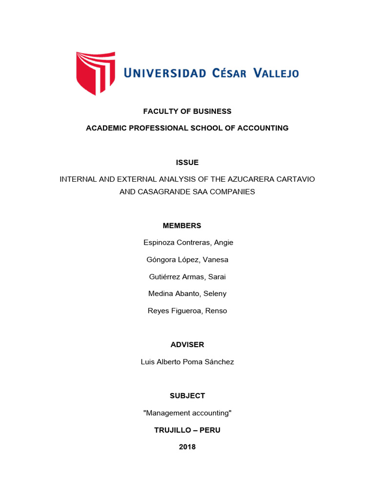 Cartavio SAA: Ethanol Production Insights | PDF | Human Resource ...