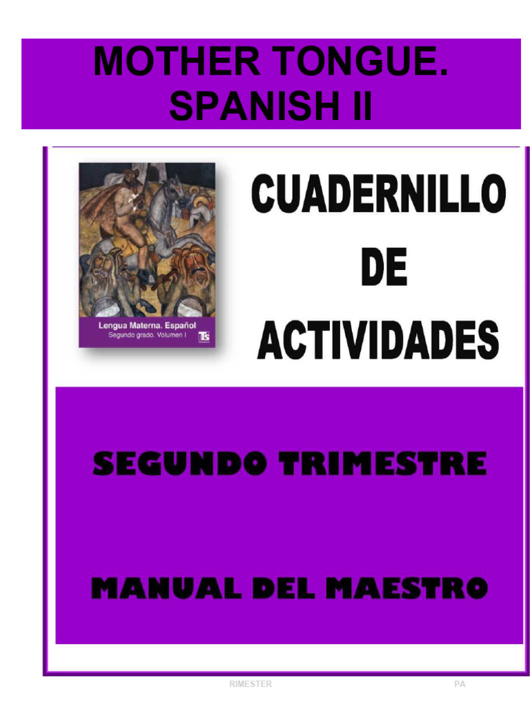 2nd Spanish 2T - Teacher | PDF | Narrative | Narration