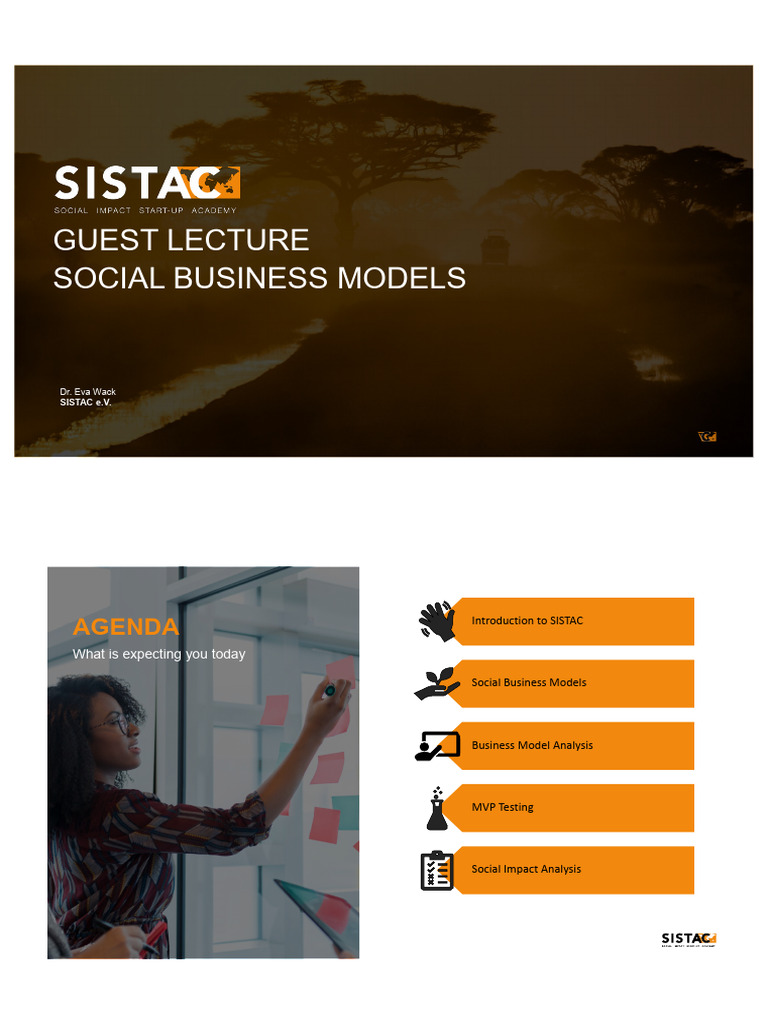 FBM - 06 - SS2024 - SISTAC Guest Lecture | PDF | Entrepreneurship | Business Model
