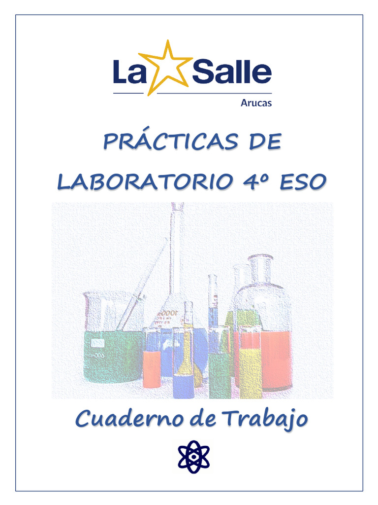 Libreta PrÃ¡cticas de Laboratorio FÃ Sica y QuÃ Mica 4ÂºESO A4 PARA SALLENET | PDF ...