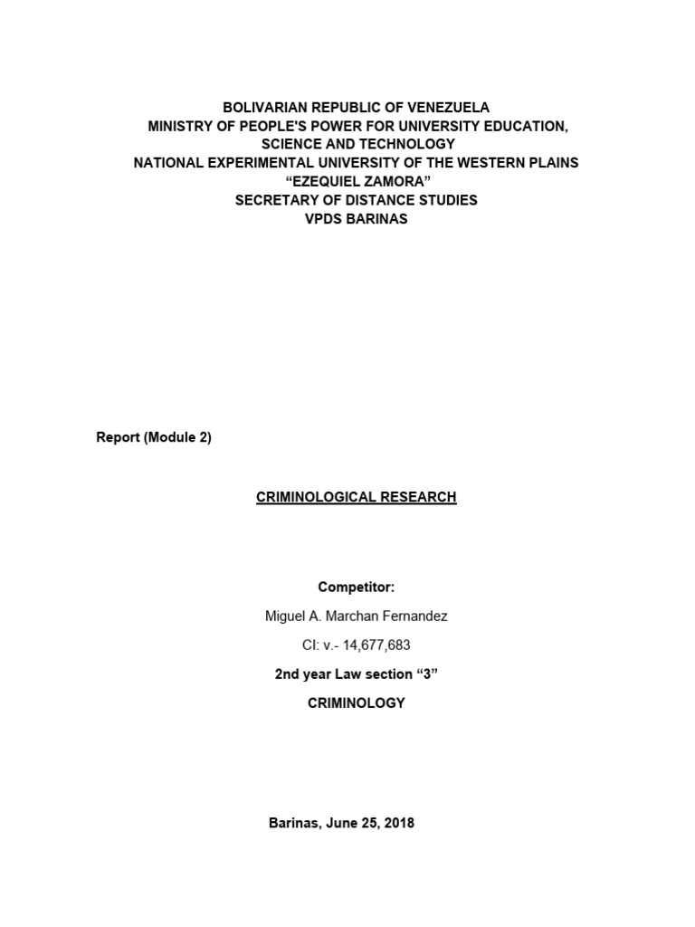 Methods in Criminological Research | PDF | Methodology | Science