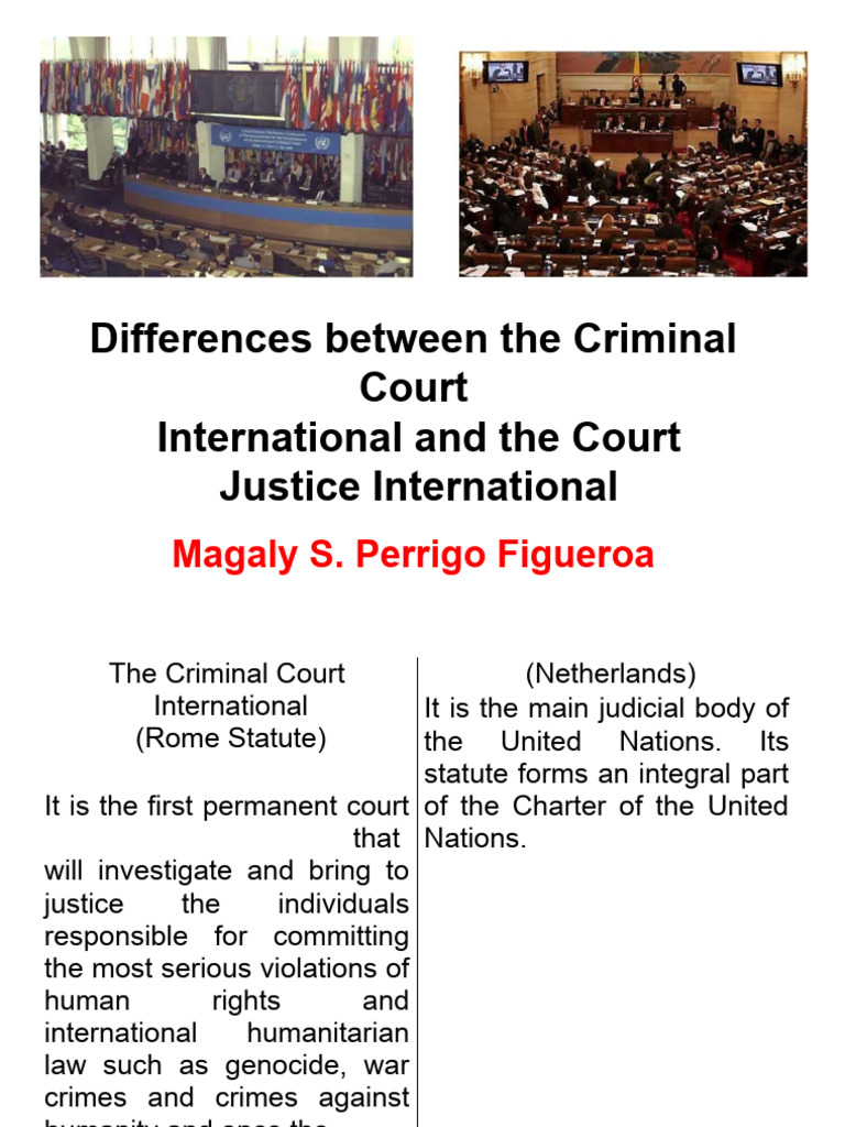 Differences Between The International Criminal Court and The | PDF ...