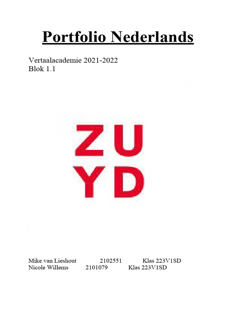 Portfolio Blok 1 | PDF