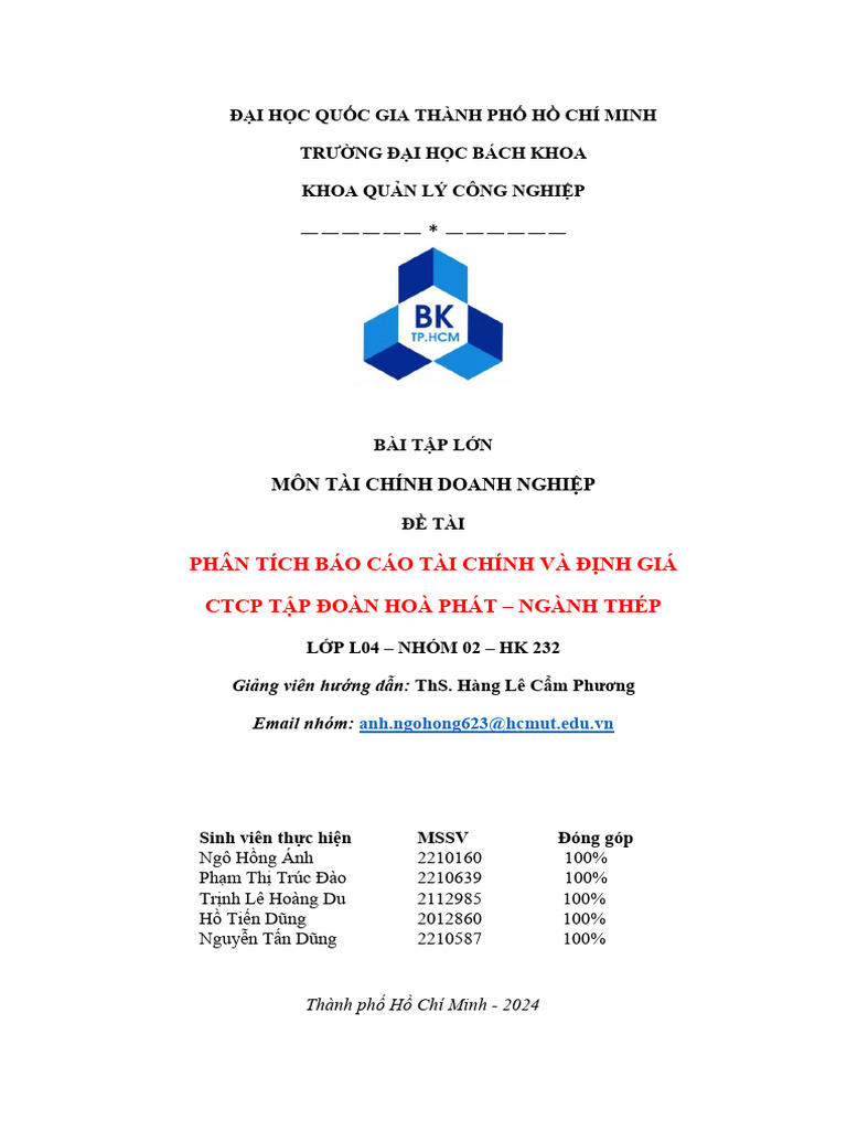 HK232 TCDN L04 Nhóm-02 | PDF