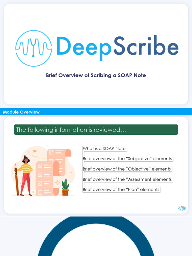 Brief Overview - Scribing A SOAP Note | PDF | Physical Examination ...