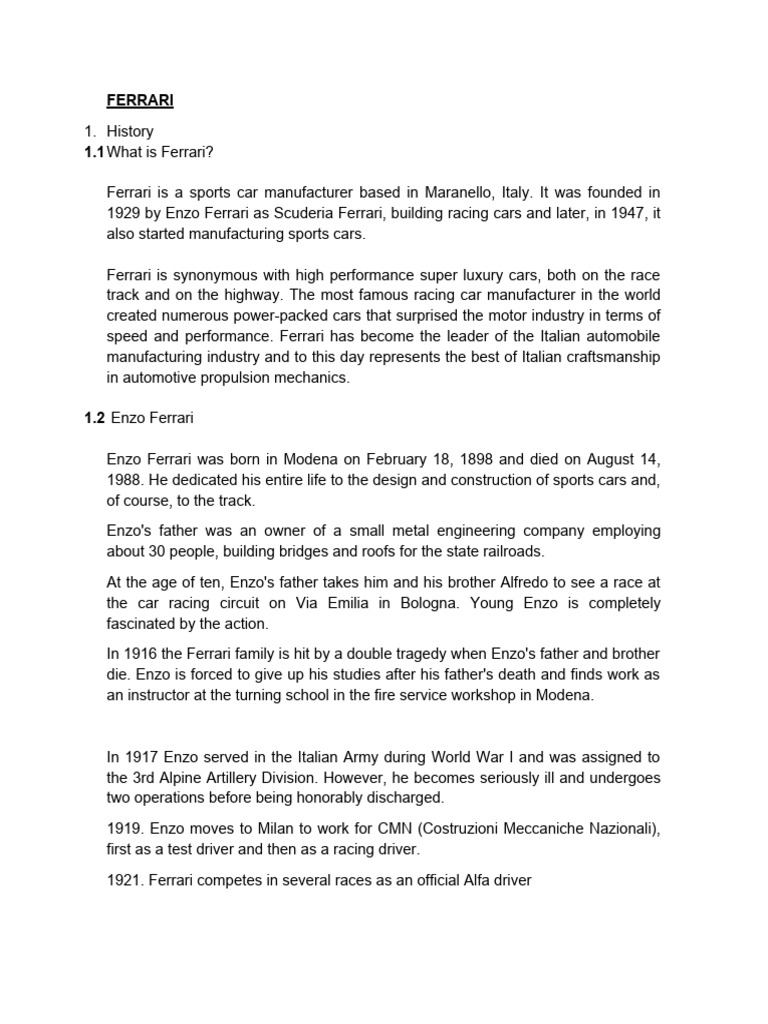 FERRARI | PDF