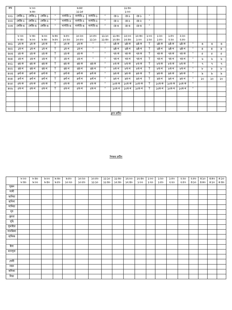 Routine Sample | PDF