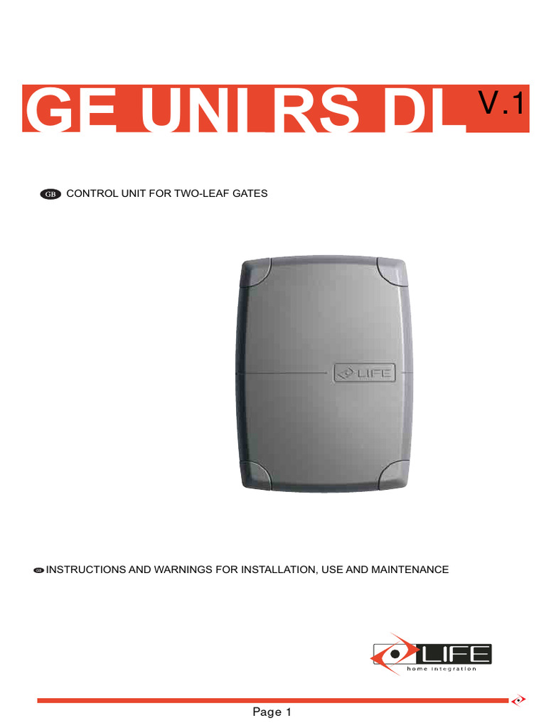 Geuni RS DL GB | PDF | Mains Electricity | Power Supply