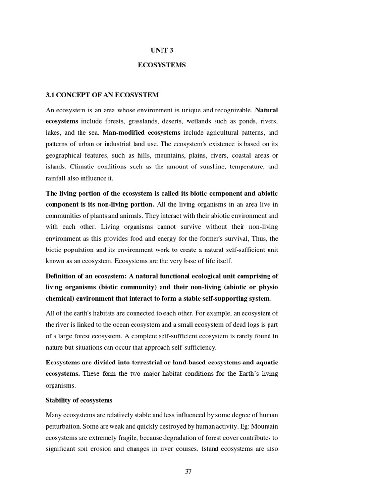 CHAPTER 3 Ecosystems | PDF | Food Web | Ecosystem