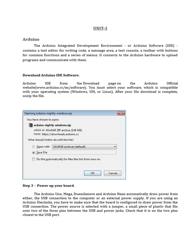 PG Iot Unit 3 | PDF | Arduino | Data Type