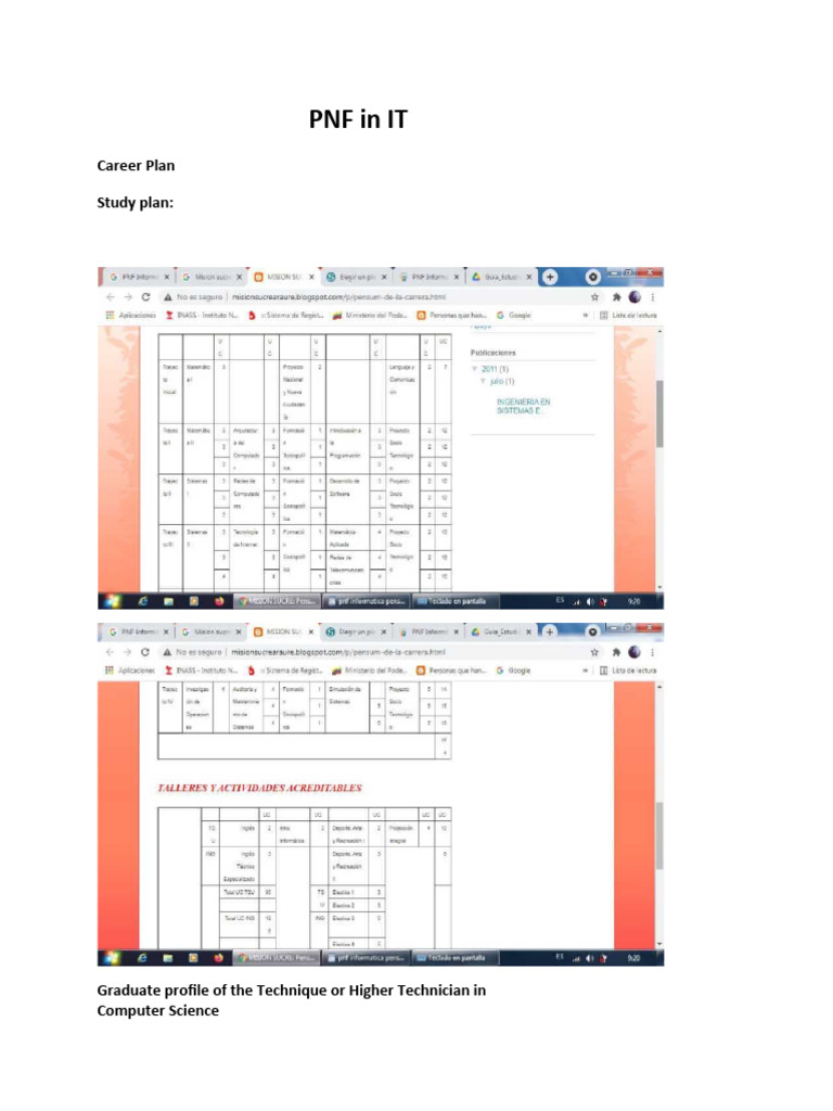 PNF Informatica Pensum | PDF | Computing | Databases