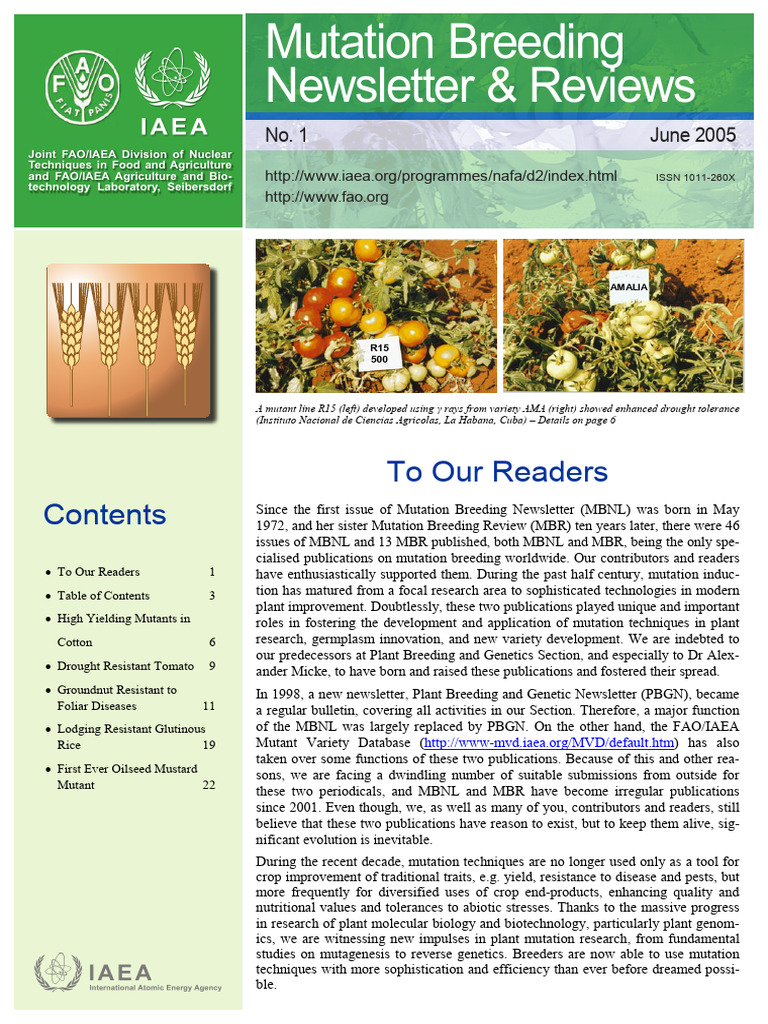 MB NL&R 01 | PDF | Plant Breeding | Cotton
