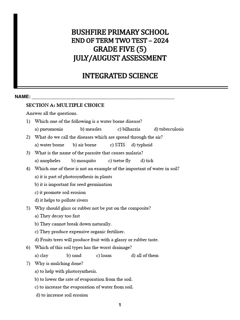 Grade 5 Integrated Science | PDF | Puberty | Soil