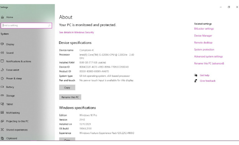 About Your PC | PDF