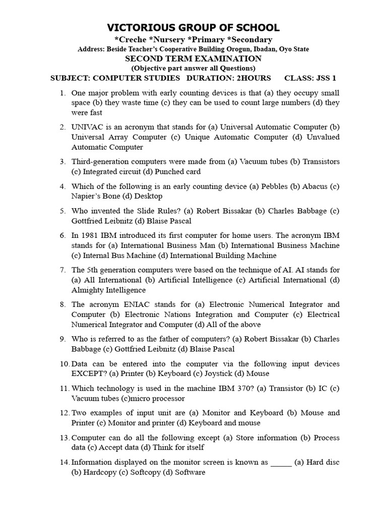 Vci Exam Computer | PDF | Software | Computer File