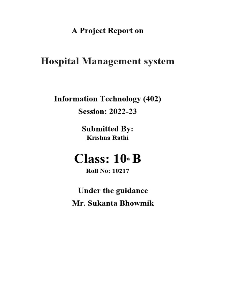 A Project Report On Krishna | PDF | Inventory | Business