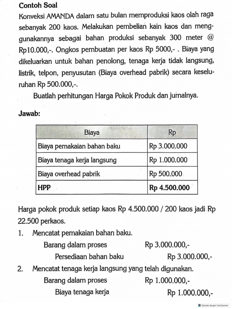Contoh Soal Bab 2 | PDF