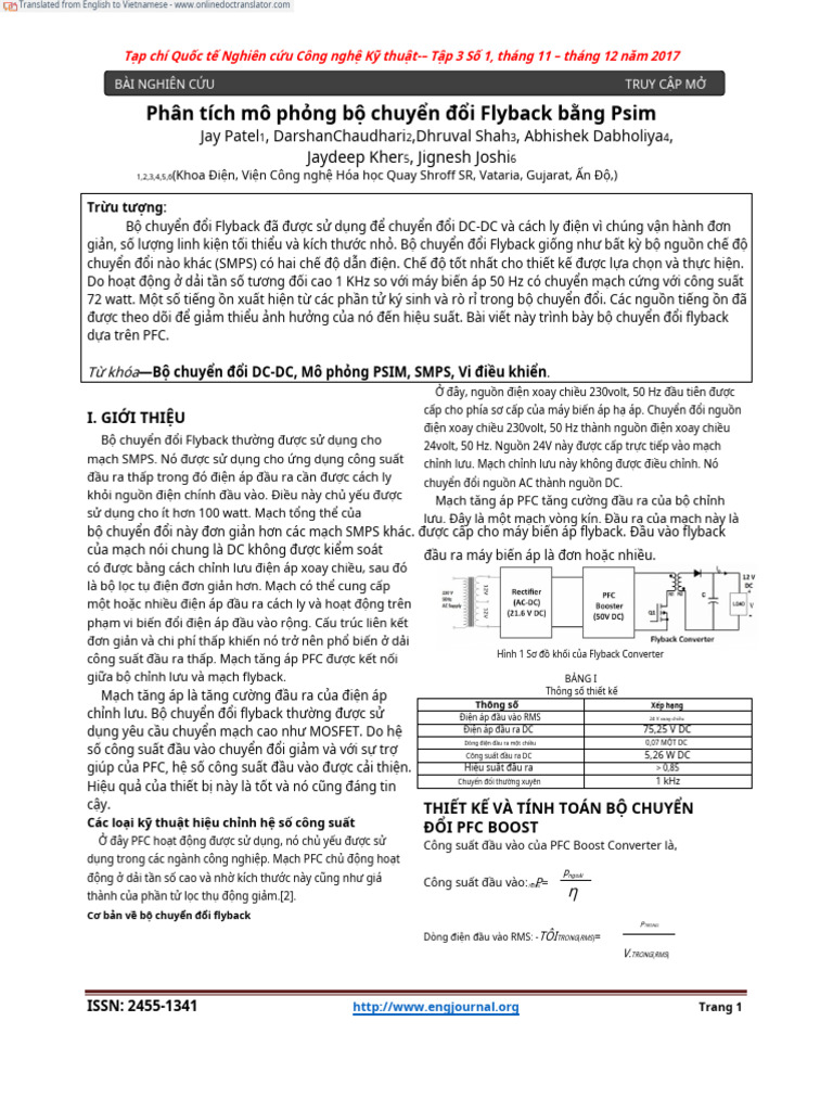 mô phỏng flyback psim.en.vi | PDF