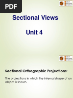 Understanding Sectional Views and Types | PDF | Shape | Perpendicular