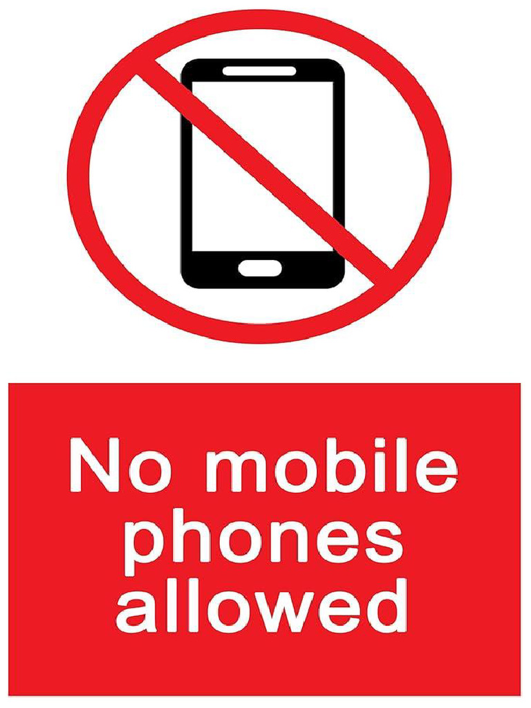 No Mobile Signage | PDF