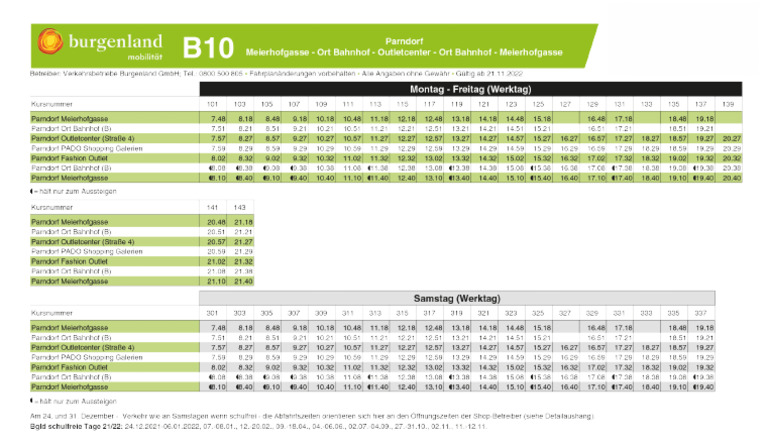 Dop - b10 Train Station Bus - de | PDF