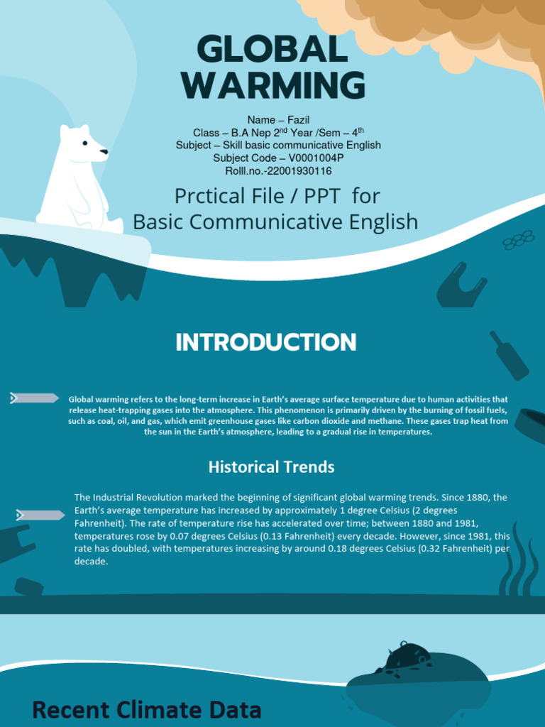 Global Warming: Causes, Effects, Solutions | PDF | Climate Change ...
