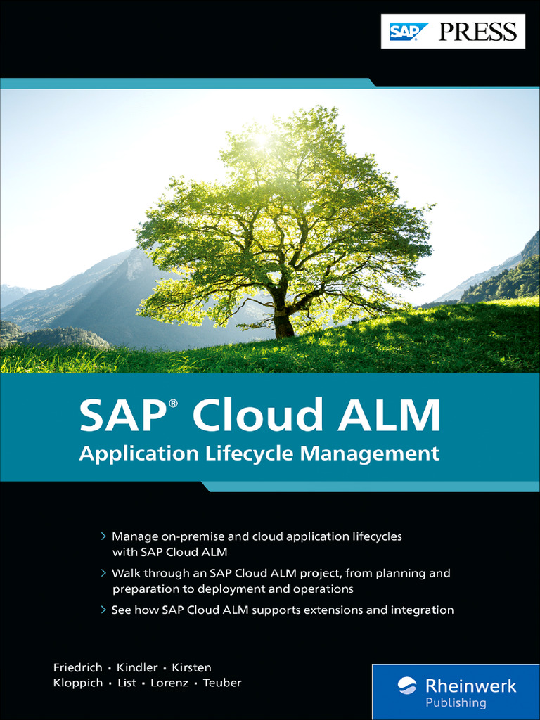 Sap Cloud Alm Sample Chapter Pdf Scrum Software Development Software Development