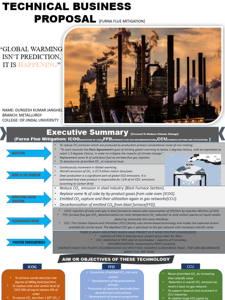 DJ BUSI Propo | PDF | Climate Change Mitigation | Carbon Dioxide